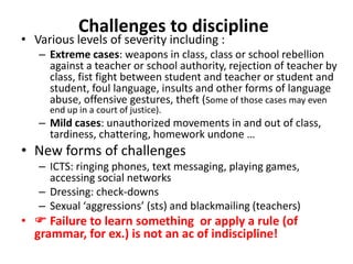 Manage discipline thies | PPT