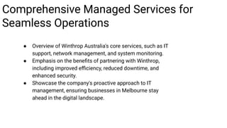 Managed IT Services Melbourne | PPT