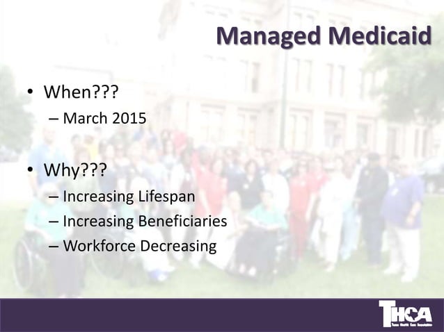Managed Medicaid presentation slides | PPT