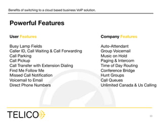 Benefits of switching to a cloud based VoIP phone system. | PPT