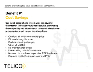 Benefits of switching to a cloud based VoIP phone system. | PPT
