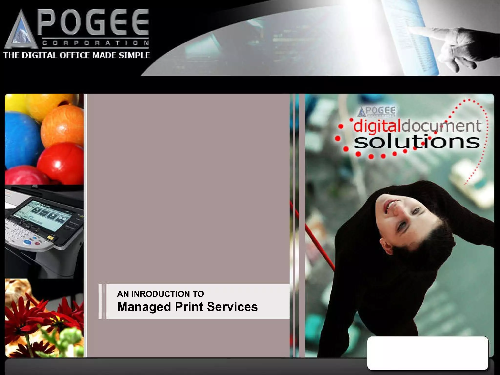 Managed print solutions an introduction | PPT