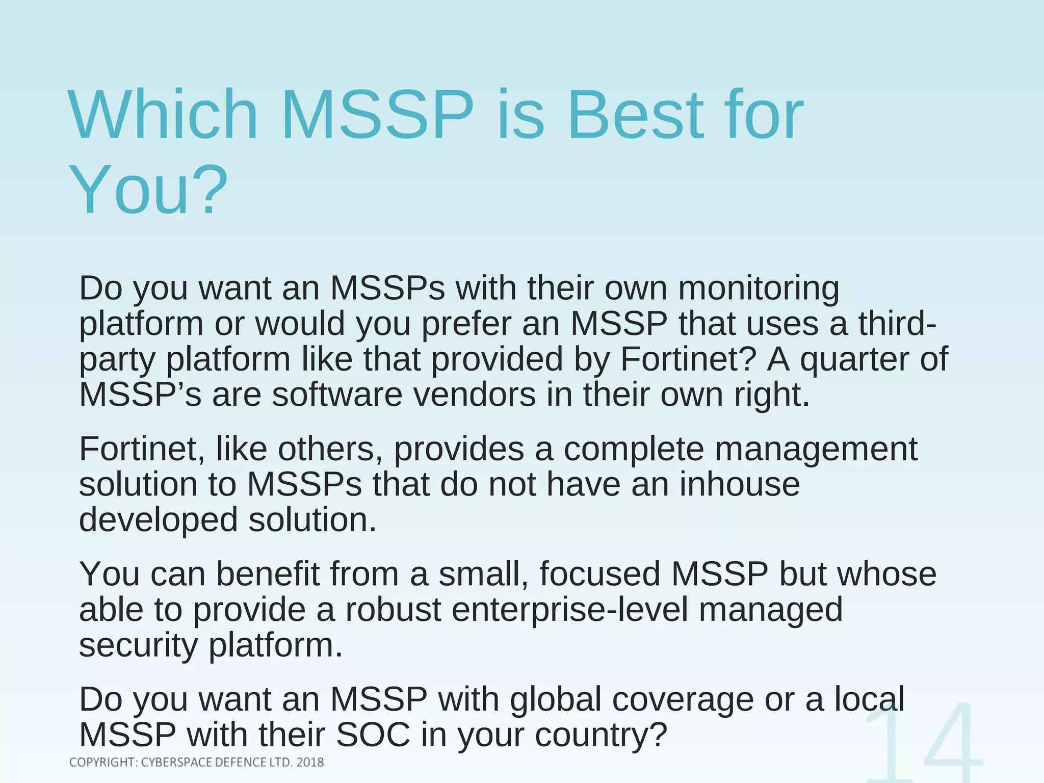 A Guide to Managed Security Services | PPT