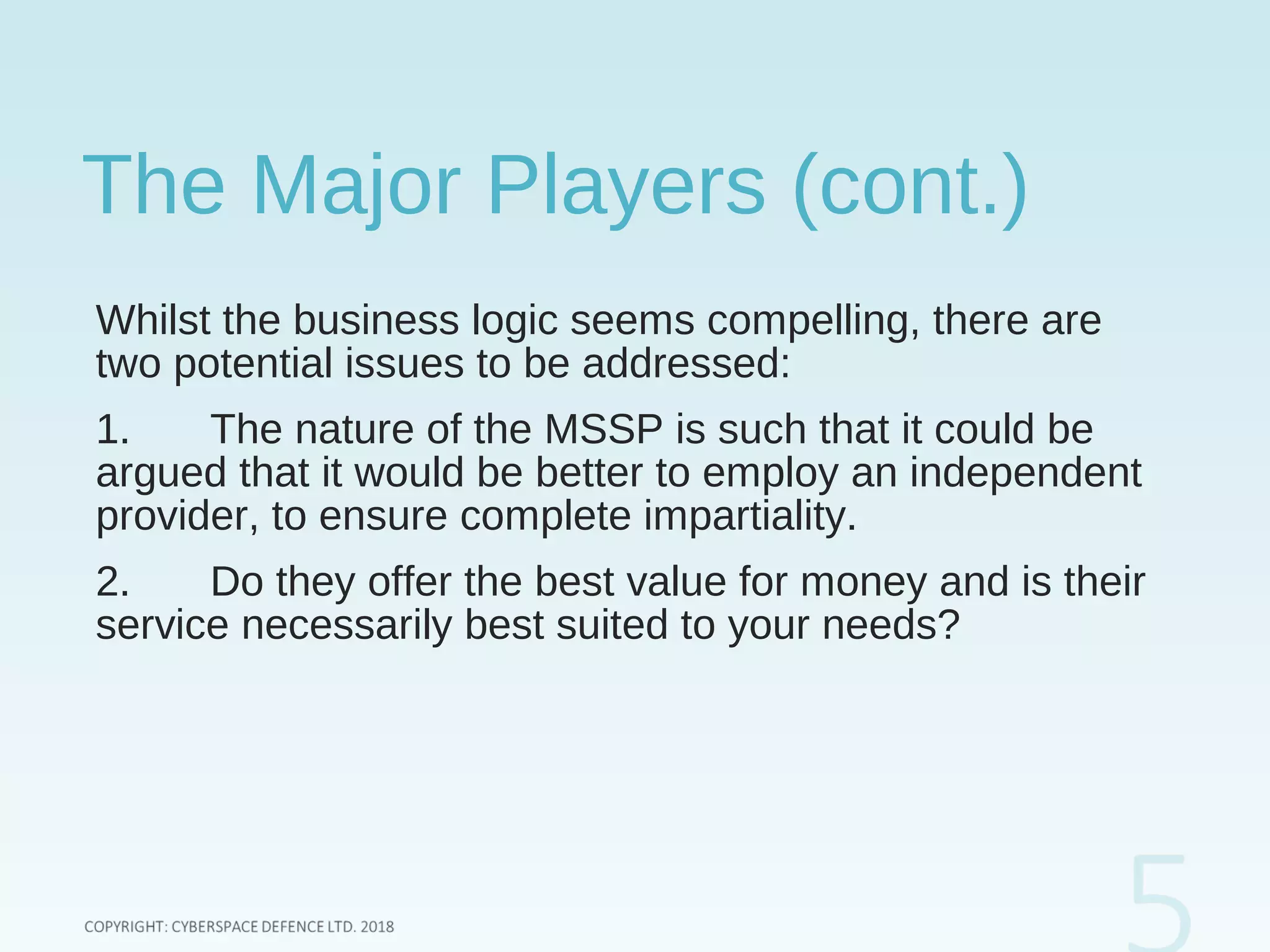 A Guide to Managed Security Services | PPT