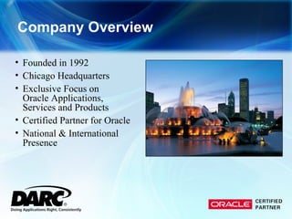 DARC Managed Services For Oracle | PPT