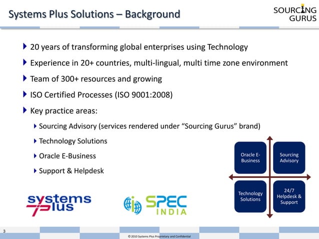 Managed Services Balanced Scorecard Presentation By Sourcing Gurus | PDF