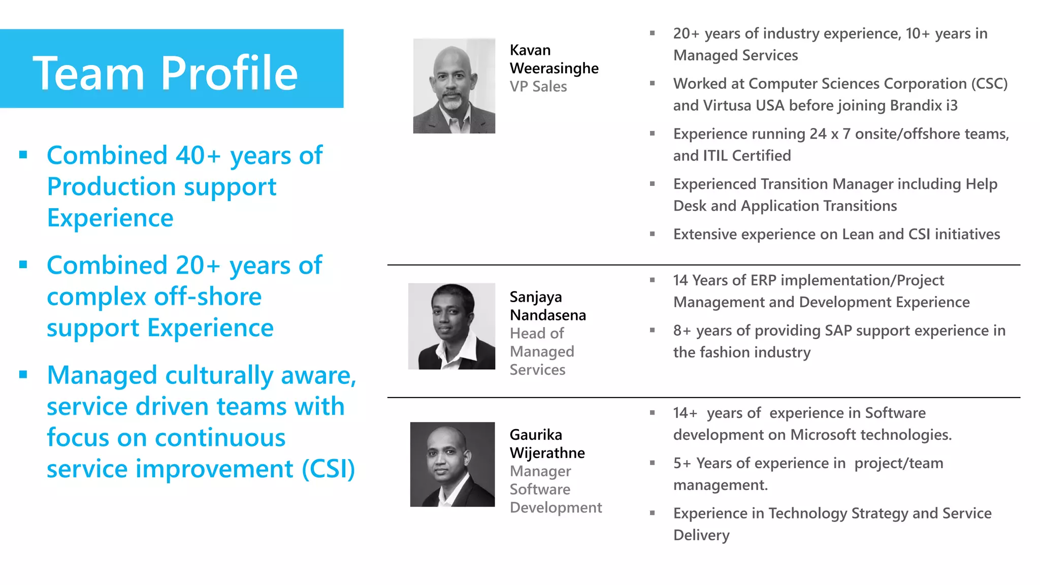 Managed Services Capabilities | PPT