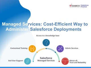 Managed Services Cost-Efficient Way to Administer Salesforce Deployments | PPT