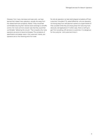 Managed Services For Telecom Operators | PDF
