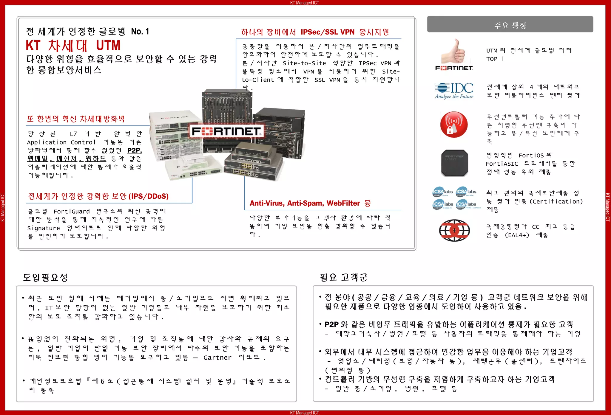포티넷 차세대 utm | PPT