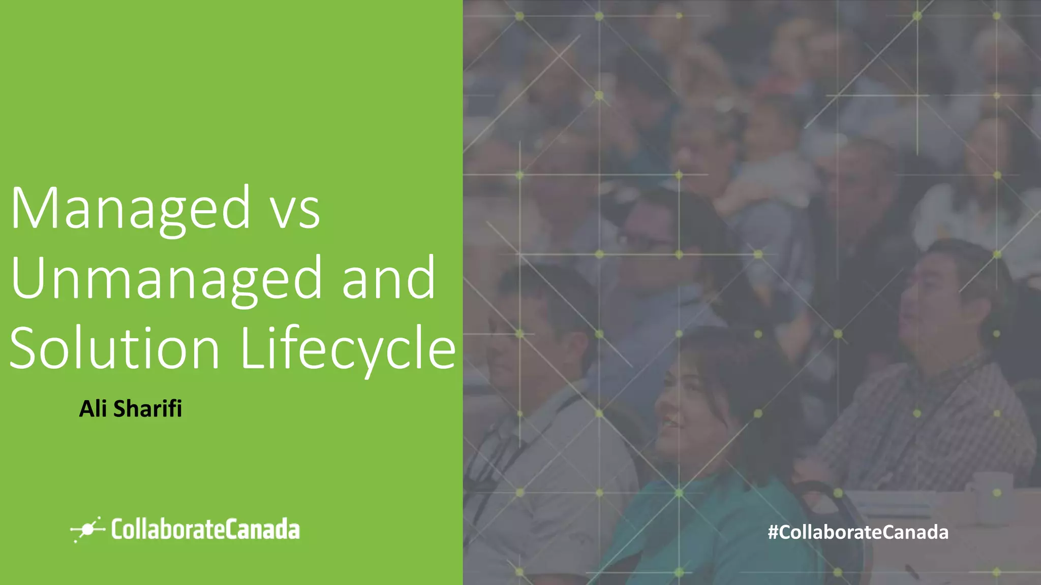 Managed vs Unmanaged Solution- Dynamics 365 CE (CRM) | PPTX