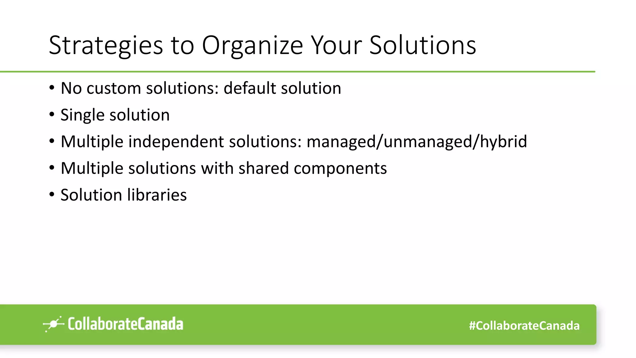Managed vs Unmanaged Solution- Dynamics 365 CE (CRM) | PPTX