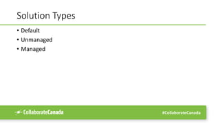 Managed vs Unmanaged Solution- Dynamics 365 CE (CRM) | PPTX