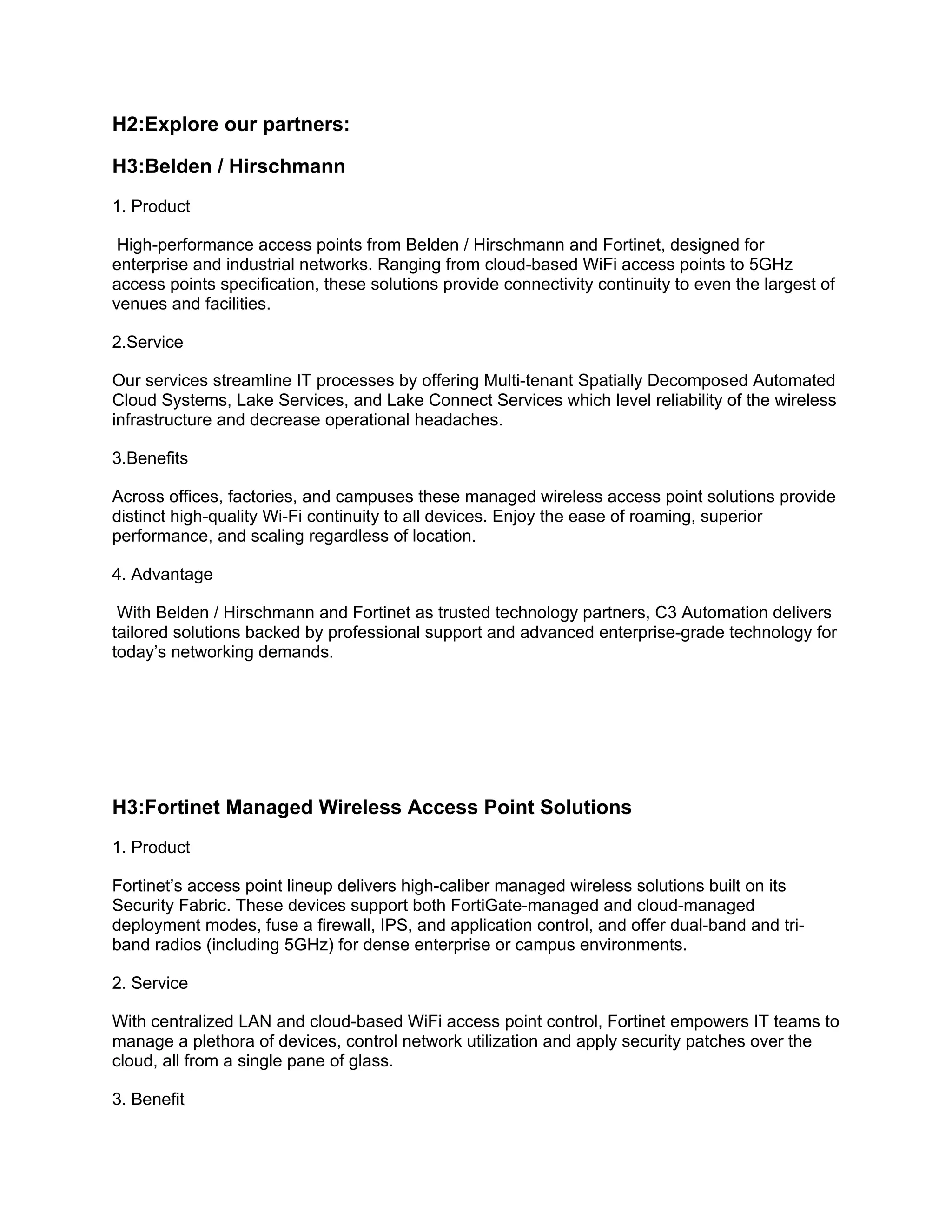 Reliable Managed Wireless Access Point Solutions for Seamless ...