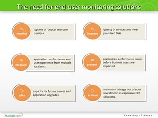 Simple, effective 'Synthetic End-User Experience Monitoring' with ...