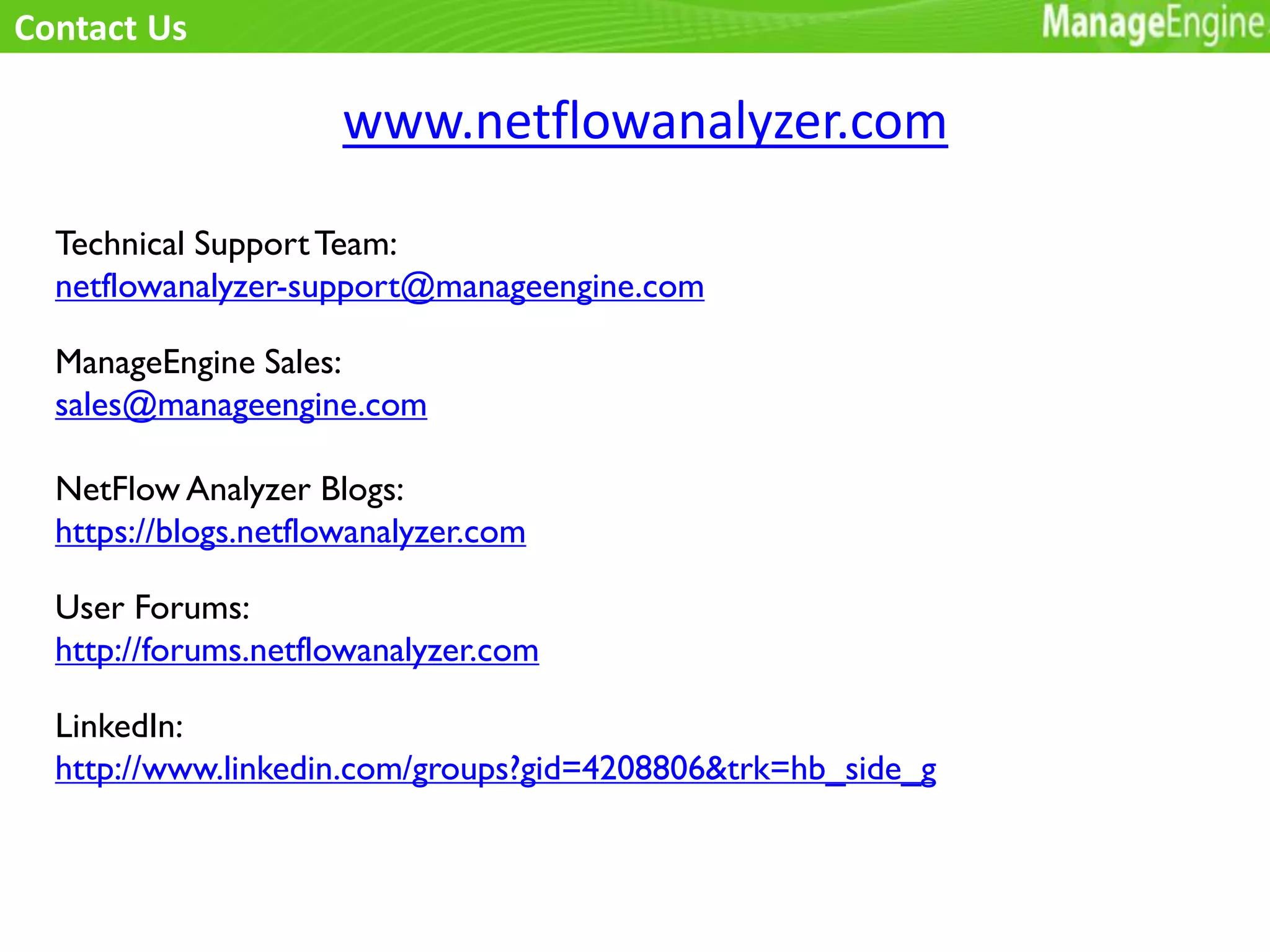 NETFLOW ANALYZER 9600 - AN OVERVIEW | PDF