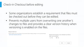 Manage how people use your SharePoint Online | PPTX | Web Hosting | Internet