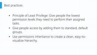 Manage how people use your SharePoint Online | PPTX | Web Hosting | Internet