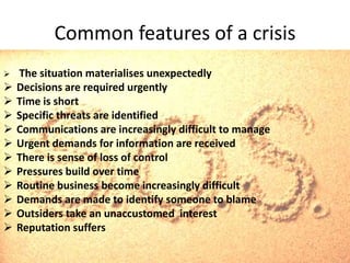 Crisis Management for Business Sustainability | PPTX