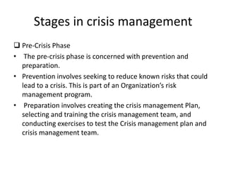 Crisis Management for Business Sustainability | PPTX