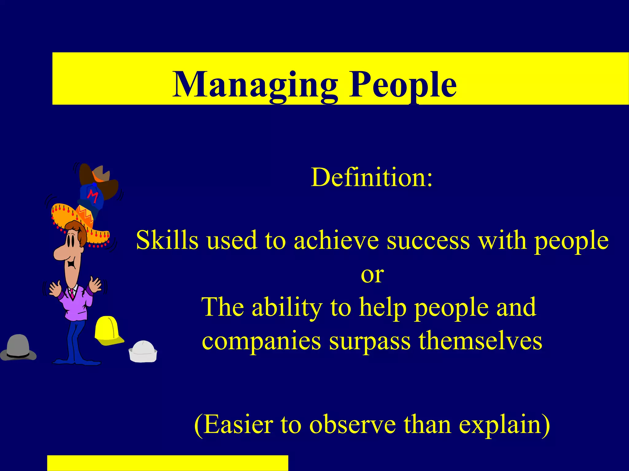 Managing people | PPT
