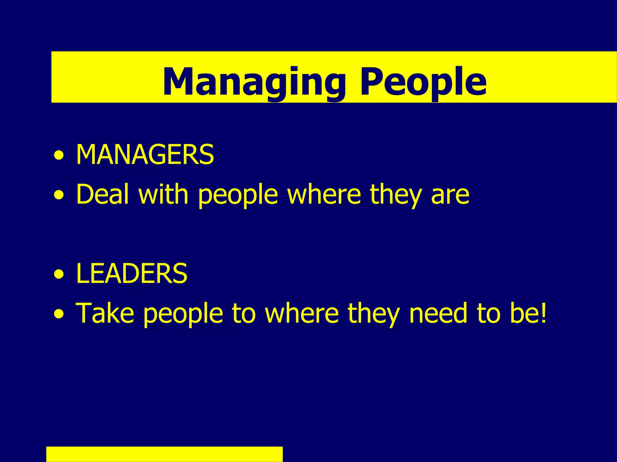 Managing people | PPT