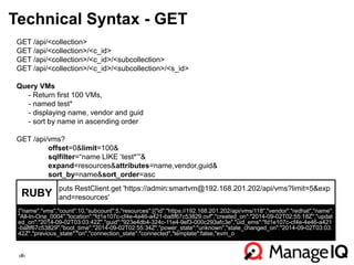 Design Summit - RESTful API Overview - John Hardy | PPT