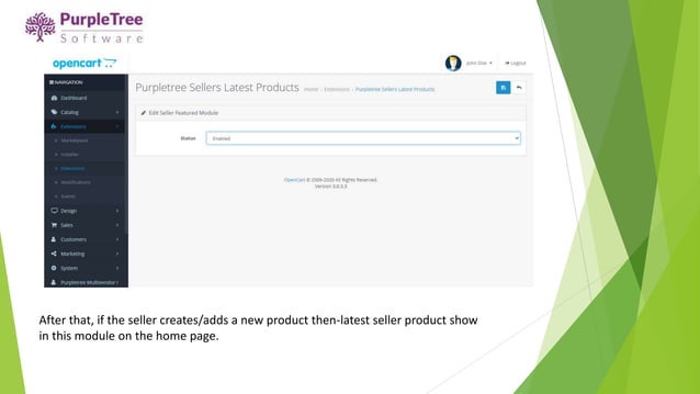 Manage layout for home page modules in opencart | PPT