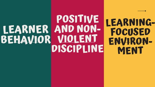 MANAGE LEARNER BEHAVIOR CONSTRUCTIVELY BY APPLYING POSITIVE AND NON ... MANAGE LEARNER BEHAVIOR CONSTRUCTIVELY BY APPLYING POSITIVE AND NON ...
