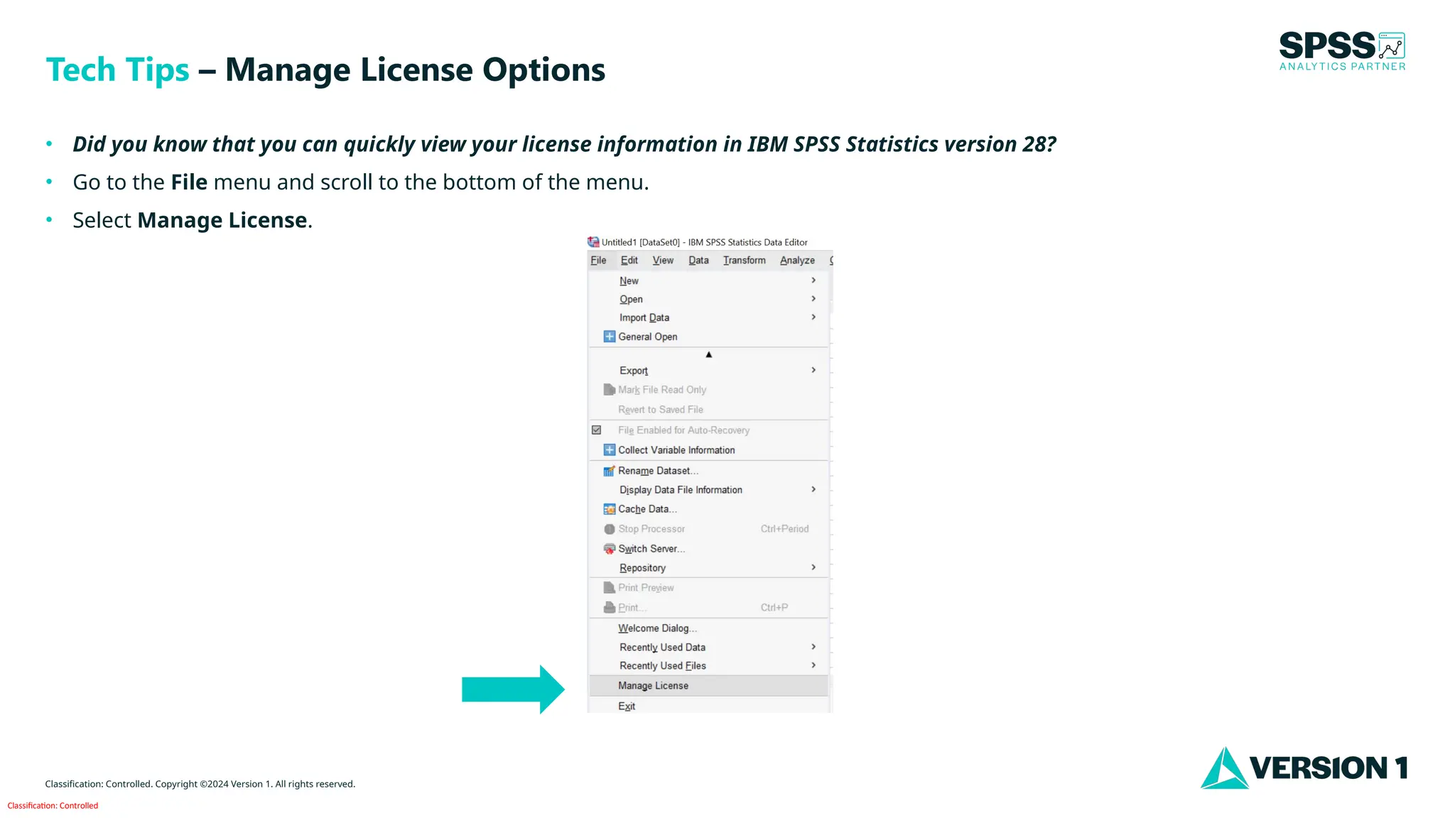 Manage License Option in IBM SPSS Statistics.pptx