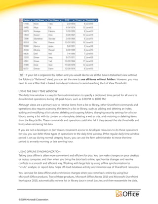 Manage Lists and Libraries with Many Items - EPC Group | PDF
