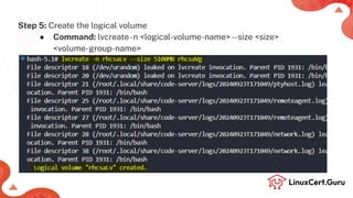 Manage Logical Volume in RHEL - RHCSA (RH134).pdf