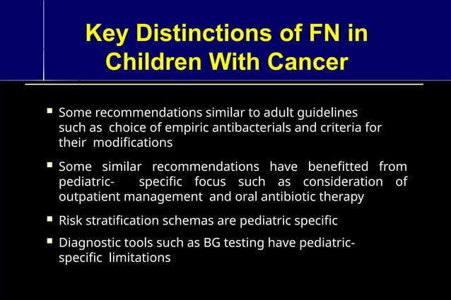 Managemant of febrile neutropenia in children with cancer.pptx ...