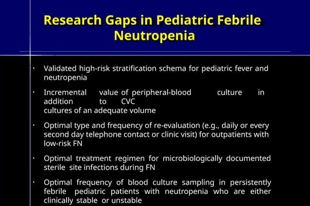 Managemant of febrile neutropenia in children with cancer.pptx ...