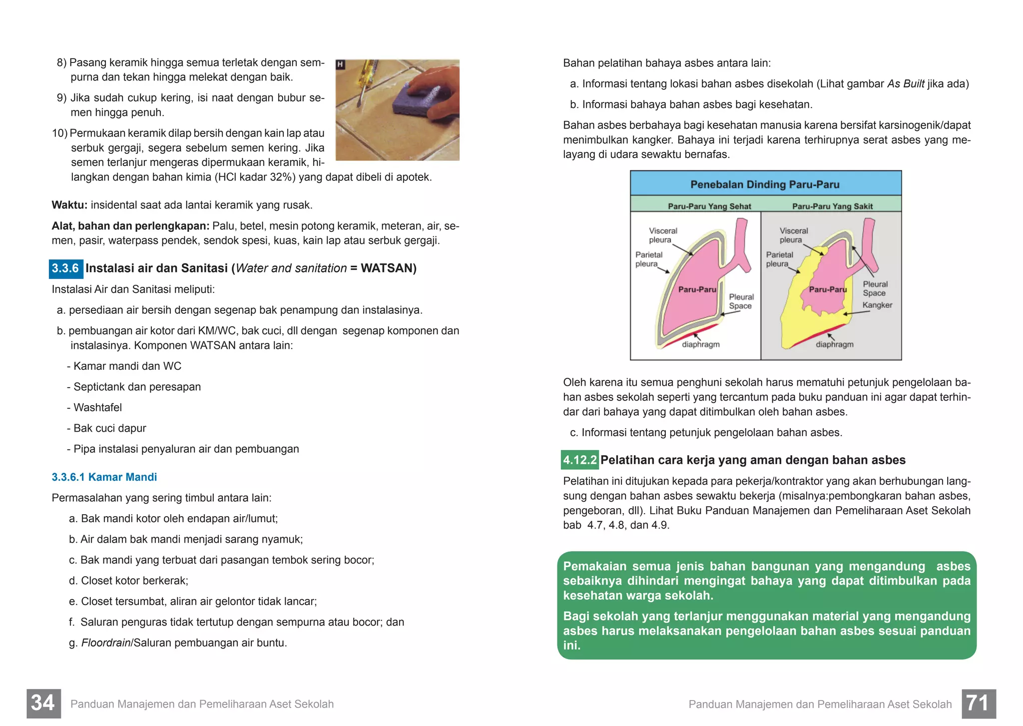 Managemen dan pemeliharaan aset sekolah | PDF