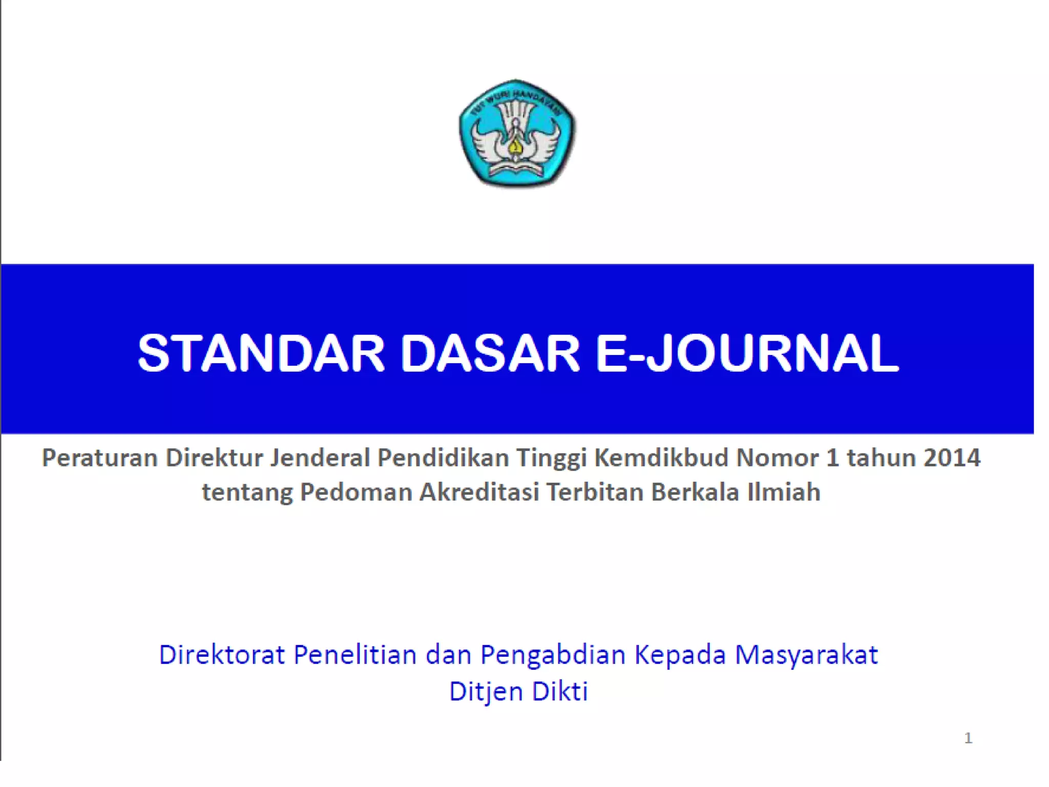 PENGELOLAAN JURNAL ILMIAH MENUJU AKREDITASI | PDF