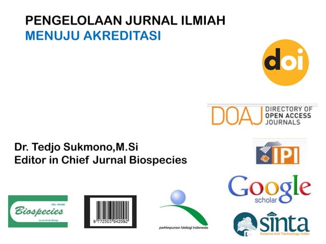 PENGELOLAAN JURNAL ILMIAH MENUJU AKREDITASI | PDF