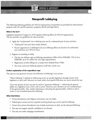 EEP Trainer's Manual - Management Section | PDF