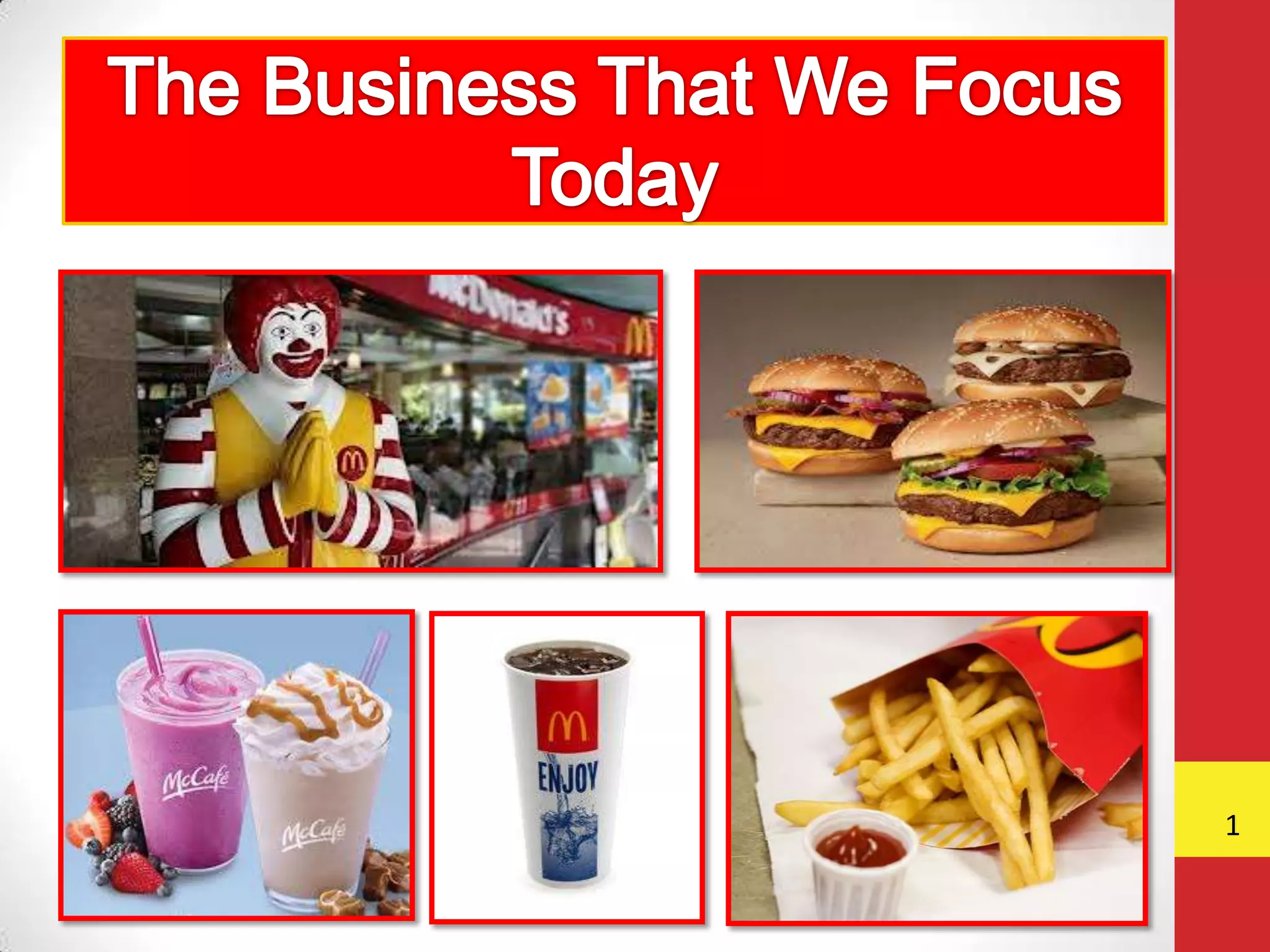 statistic management process of MacDonald | PPTX