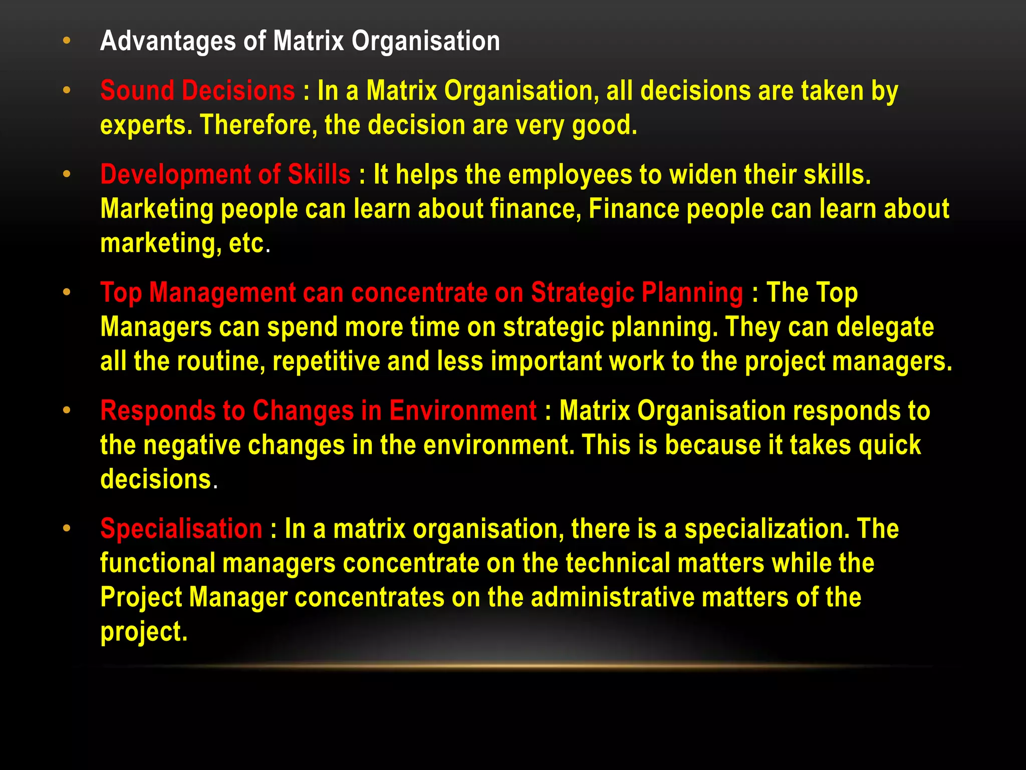 Matrix Organization by Neeraj Bhandari ( Surkhet.Nepal ) | PPTX