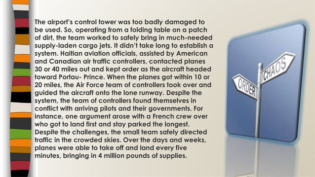 Making Order Out of Chaos | PPT