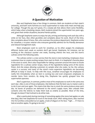 Management- caselets on management | PDF