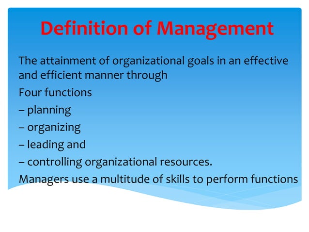 Introduction of Management | PPT