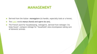 Management | PPT