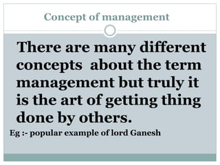 Basic Management for beginner of management | PPTX