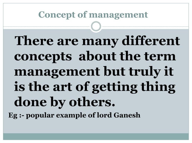 Basic Management for beginner of management | PPT