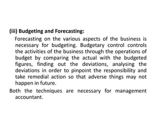 Scope of Management Accounting | PPTX