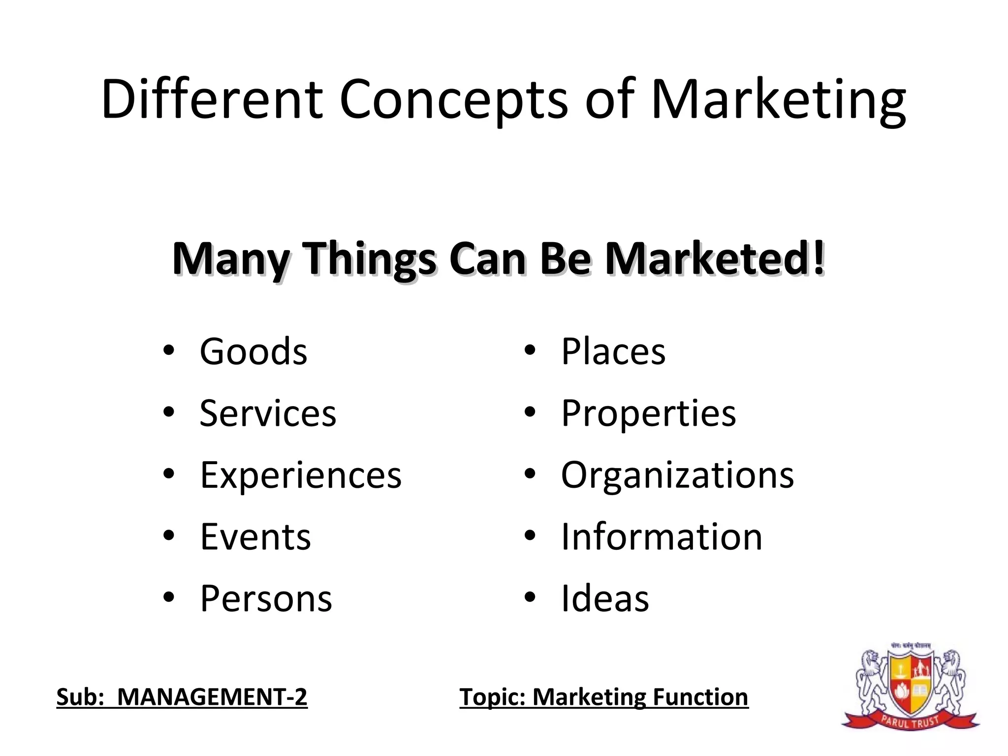 Four P's of Marketing | PPT