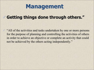 Management | PPT