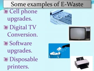 Management of e waste | PPTX